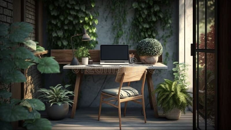 Peaceful Workspace Stock Illustrations – 261 Peaceful Workspace Stock ...