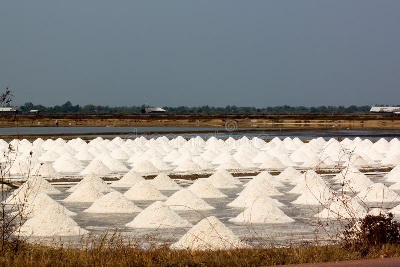 Bring Together the Salt Pile Stock Image - Image of nature, mineral ...