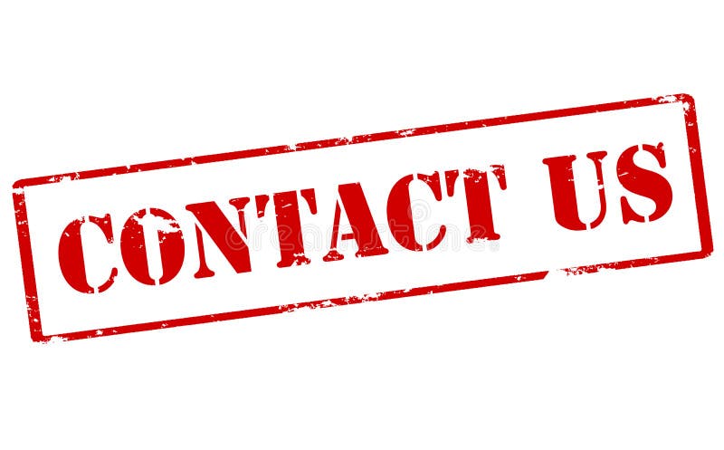 Bringen Sie uns in Kontakt stock abbildung. Illustration von text ...