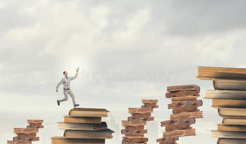 Bringing knowledge stock image. Image of young, intelligent - 59994139