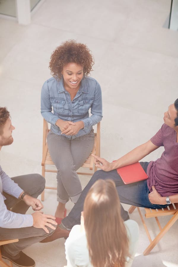 She Brings Fresh Energy and Ideas To Every Meeting. High Angle Shot of ... She Brings Fresh Energy and Ideas To Every Meeting. High Angle Shot of ...
