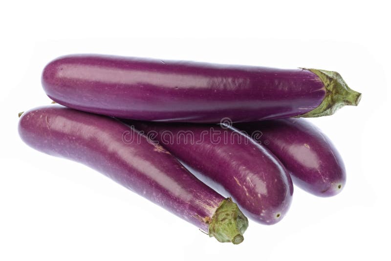 Brinjals Isolated stock photo. Image of fresh, tasty, food - 6478180