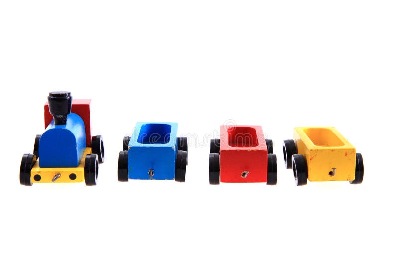 Toy Train de madeira idoso foto de stock. Imagem de brinquedos - 87846510