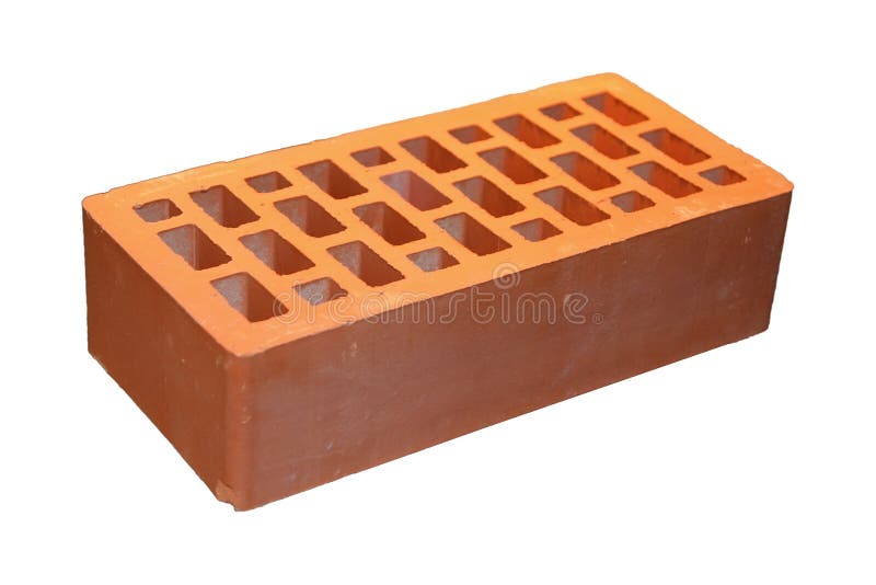 Brique rouge photo stock. Image du rouge, simple, argile - 14955170