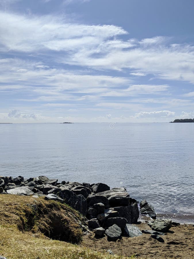 Brisbane bayside ocean stock image. Image of brisbane - 182094185