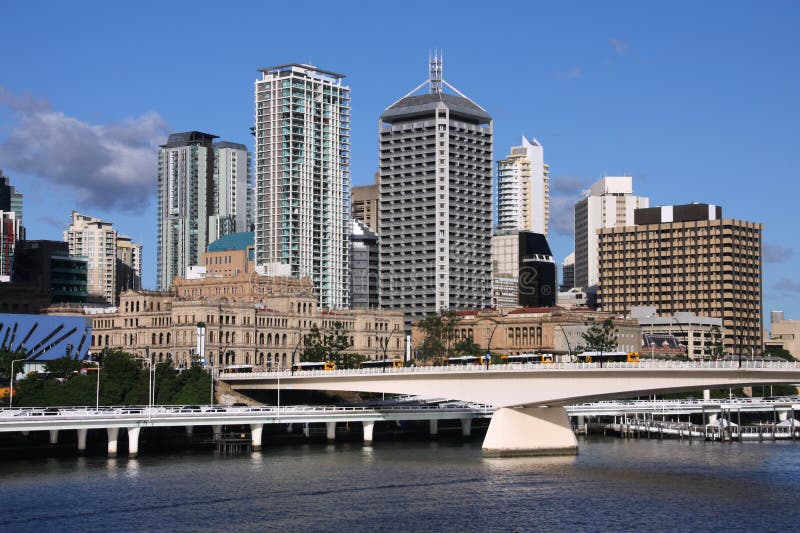 BRISBANE, AUSTRALIA - Dec 29 2016: Panoramic Areal Image of Brisbane ...