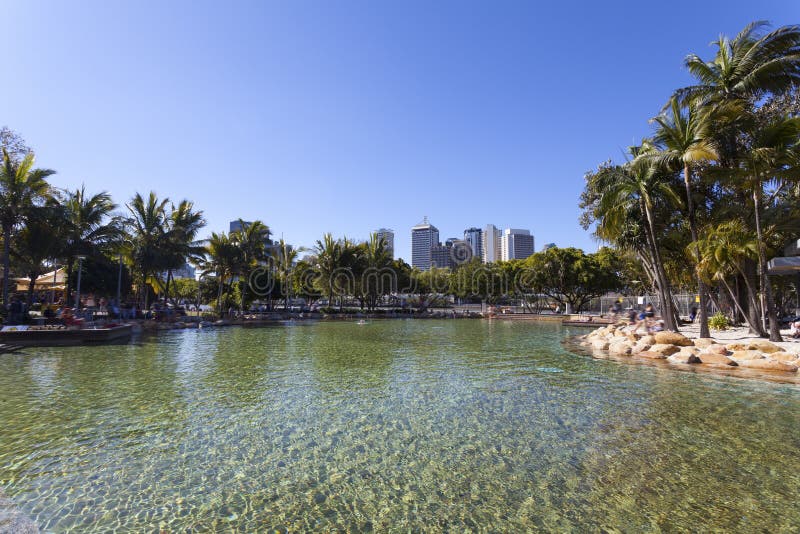 Brisbane City stock photo. Image of skyline, green, building - 48209270
