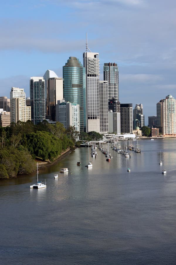 Brisbane City & River stock photo. Image of australia - 12867602