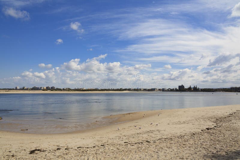 Brisbane Coastline, Australia Stock Photo - Image of coastal, sunny ...