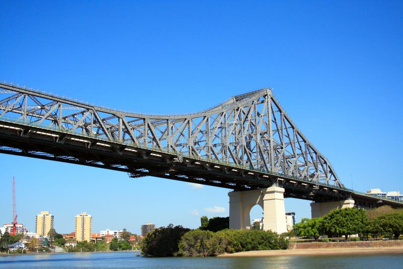 Brisbane Story Bridge stock photo. Image of historic - 18251590