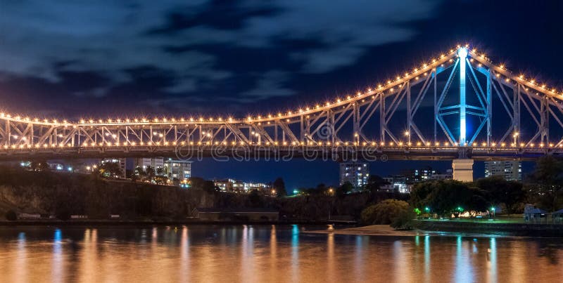Brisbane Story bridge stock photo. Image of public, queensland - 3000046