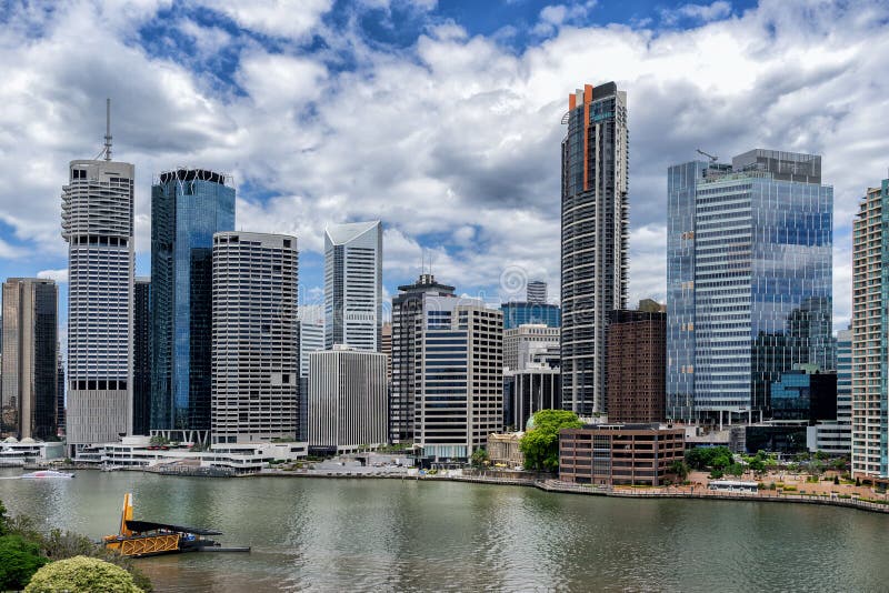 Brisbane waterfront stock photo. Image of apartments - 67580566