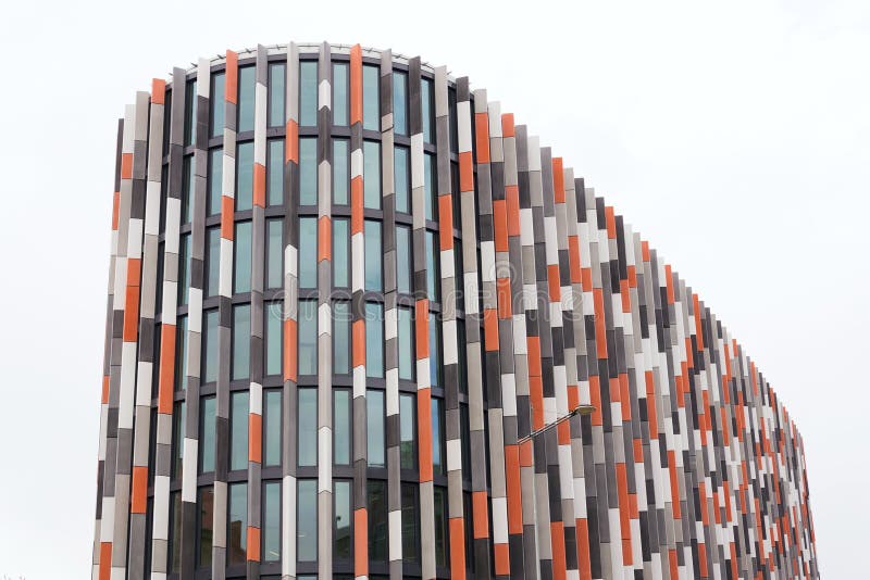 Brise Soleil Sun Breakers on Modern Office Building, Future of Work ...