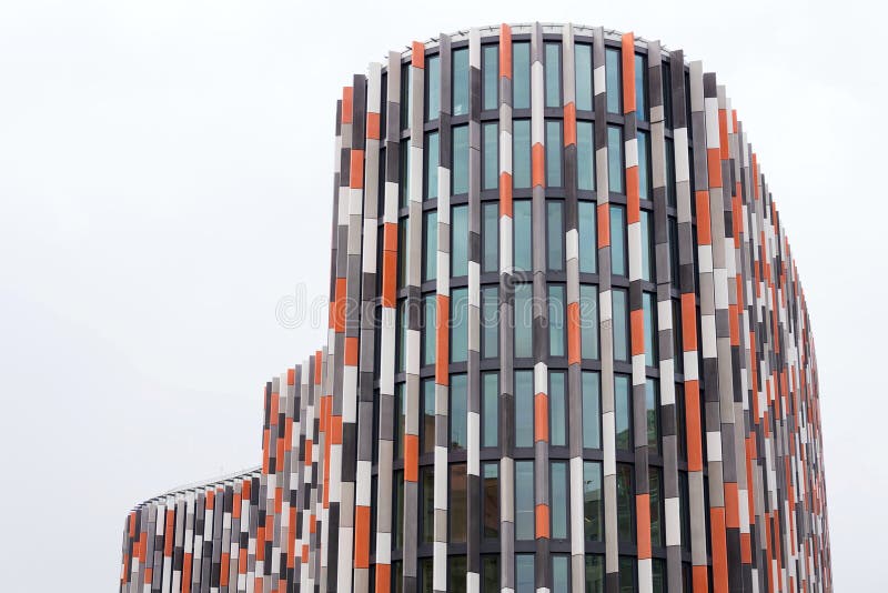 Brise Soleil Sun Breakers on Modern Office Building, Future of Work ...