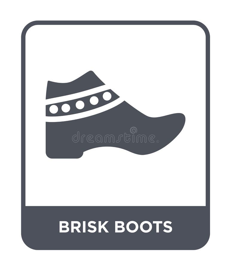 Brisk Boots Icon in Trendy Design Style. Brisk Boots Icon Isolated on ...