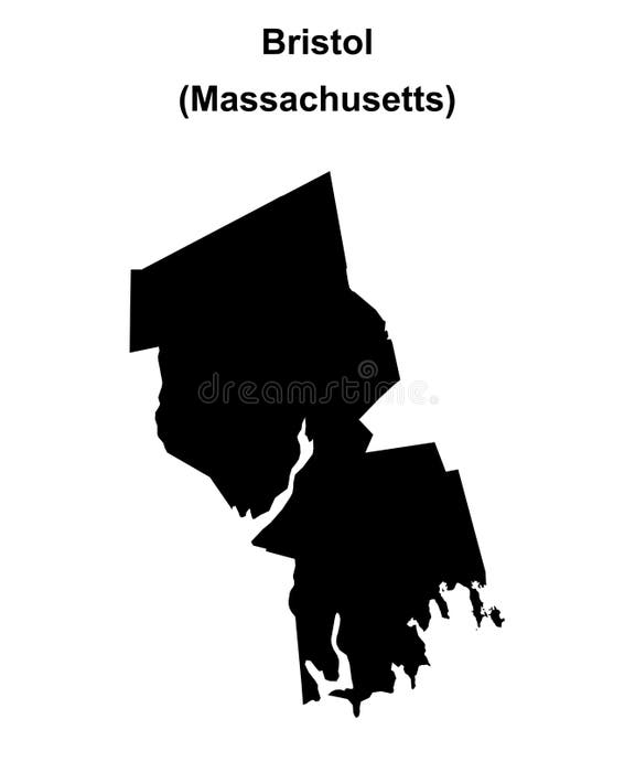 Bristol outline map stock vector. Illustration of blank - 361604594