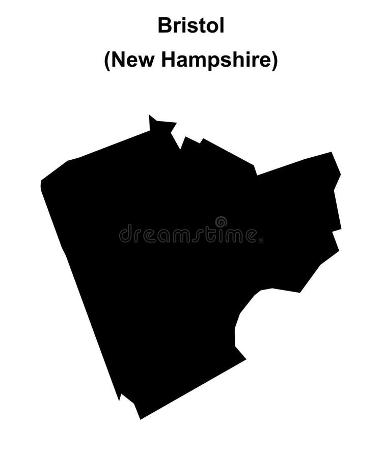 Bristol outline map stock vector. Illustration of area - 387573728