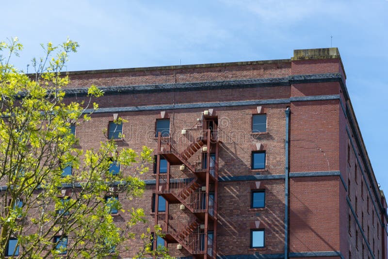 Old Red Brick Mill or Warehouse in Bristol on May 14, 2019 Editorial ...