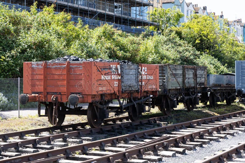 Railway Rolling Stock in the Dockyard Area of Bristol on May 14, 2019 ...