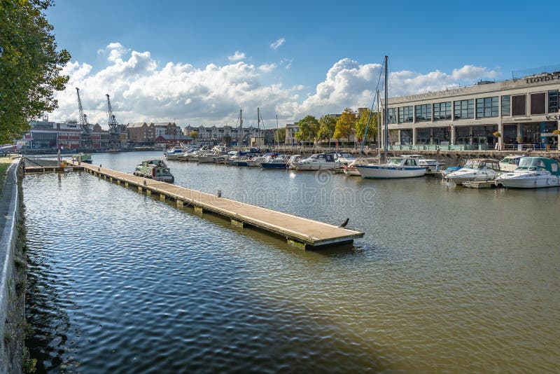 Bristol, UK - 14 Oct, 2020: Bristol Docks and the Waterfront Stock ...