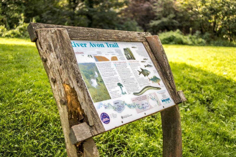 Bristol, UK - September 21, 2023: River Avon Trail Map Information ...