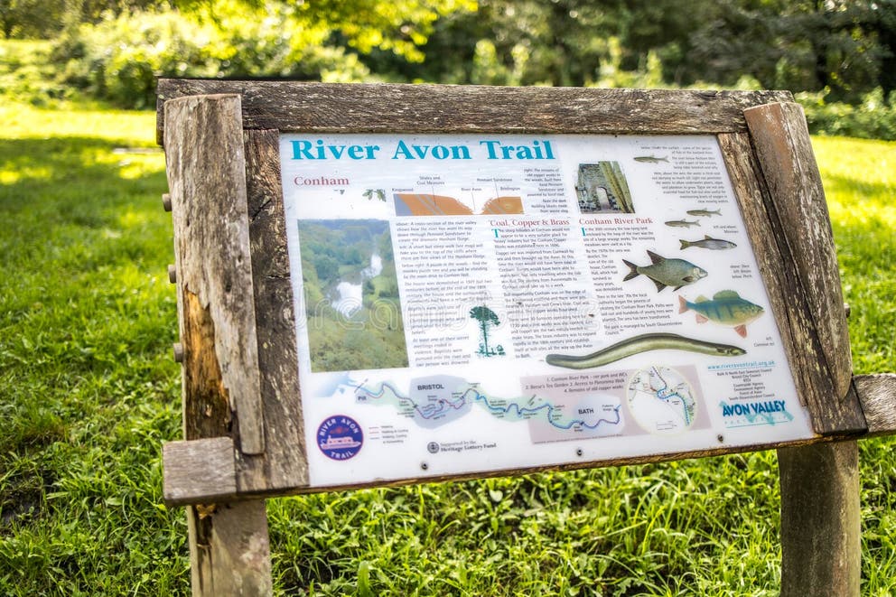 Bristol, UK - September 21, 2023: River Avon Trail Map Information ...