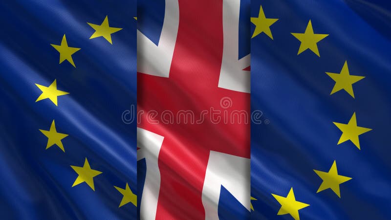 Brexit - Map of the European Union with Country Names. Map of the ...