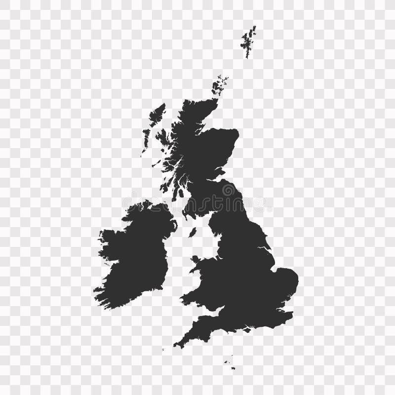 Britain Map - Stock Vector Illustration Stock Illustration ...