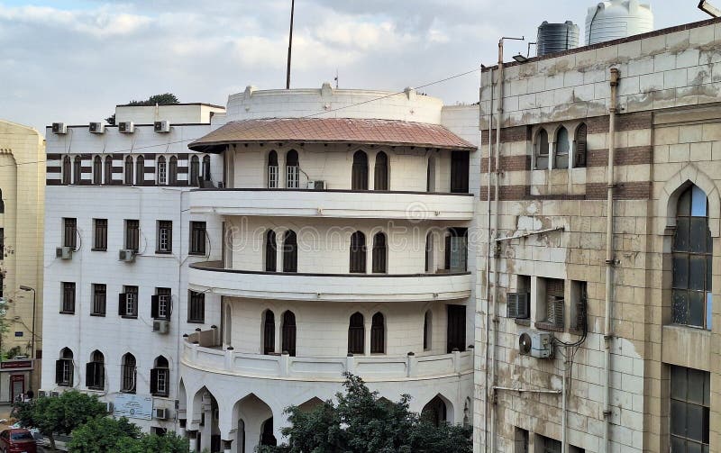 Britania Building at Al-Azhar Campus Zone Stock Photo - Image of zone ...