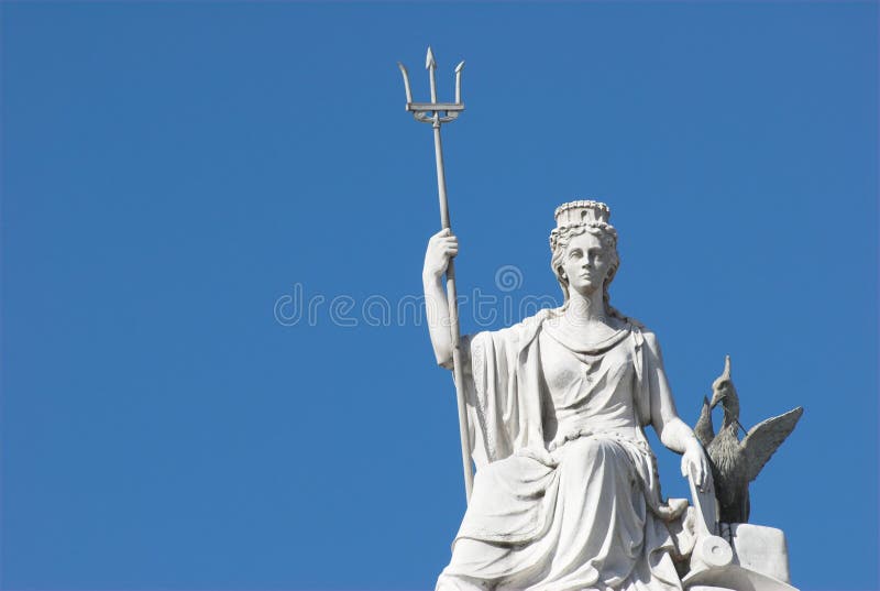 Britannia Statue stock image. Image of statue, landmark - 15816311