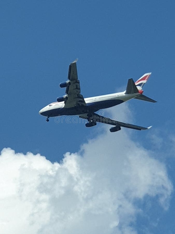 British airways airplane editorial photo. Image of britain - 158371756
