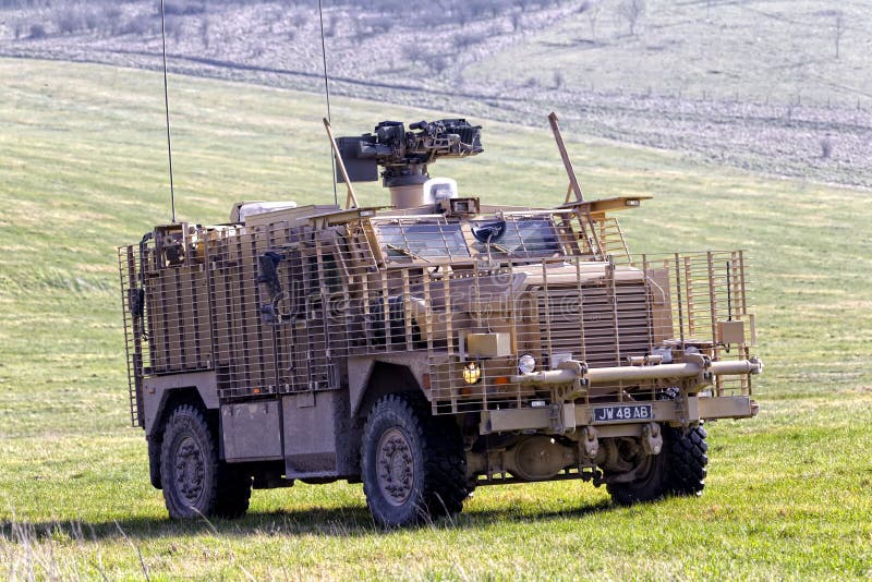 British Army Ridgeback Medium Mine Protected Vehicle MMPV Editorial ...