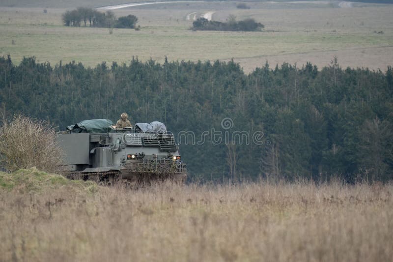 British Army Military AS90 (AS-90 Braveheart Gun Eqmt 155mm L131 ...