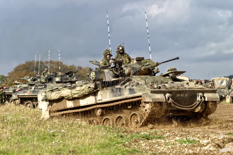 A British Army Warrior Infantry Fighting Vehicle Editorial Photo ...