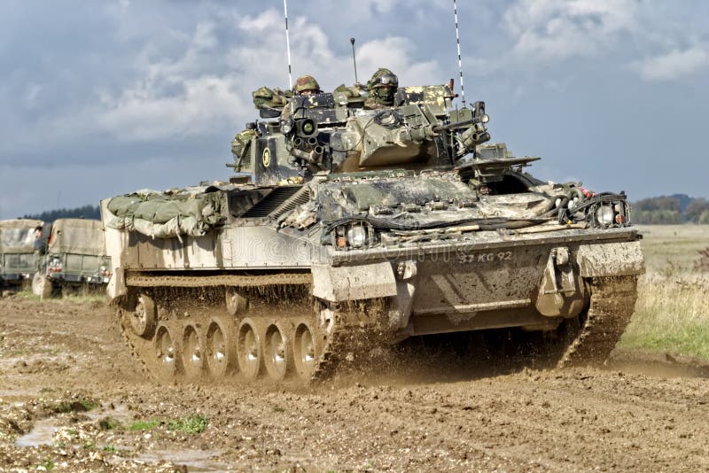 A British Army Warrior Infantry Fighting Vehicle Editorial Stock Image ...