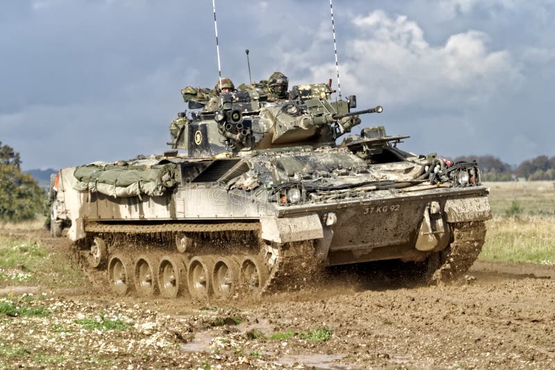 A British Army Warrior Infantry Fighting Vehicle Editorial Image ...