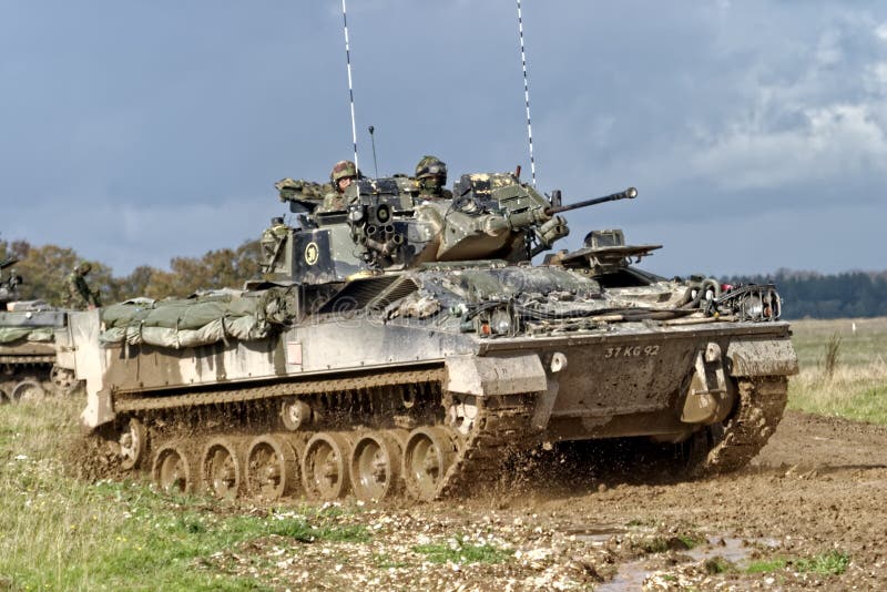 A British Army Warrior Infantry Fighting Vehicle Editorial Photo ...