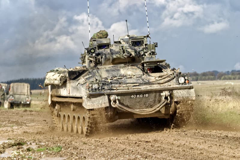 A British Army Warrior Infantry Fighting Vehicle Editorial Stock Image ...
