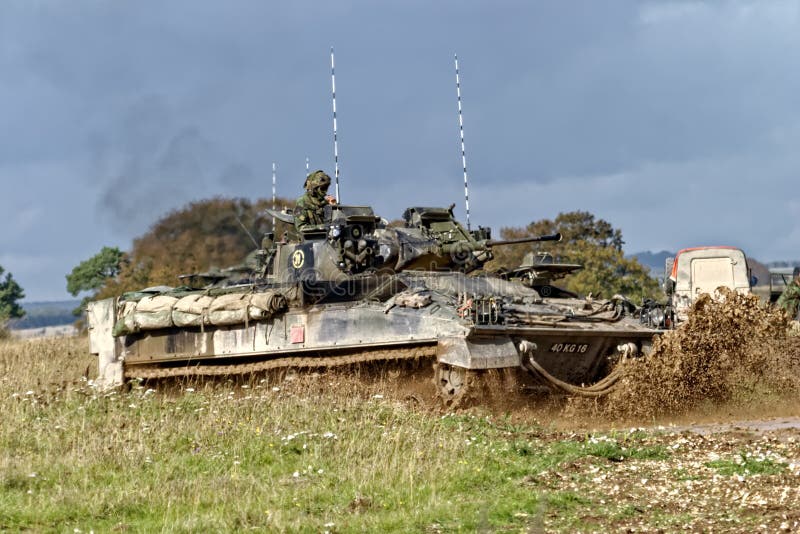 A British Army Warrior Infantry Fighting Vehicle Editorial Stock Image ...