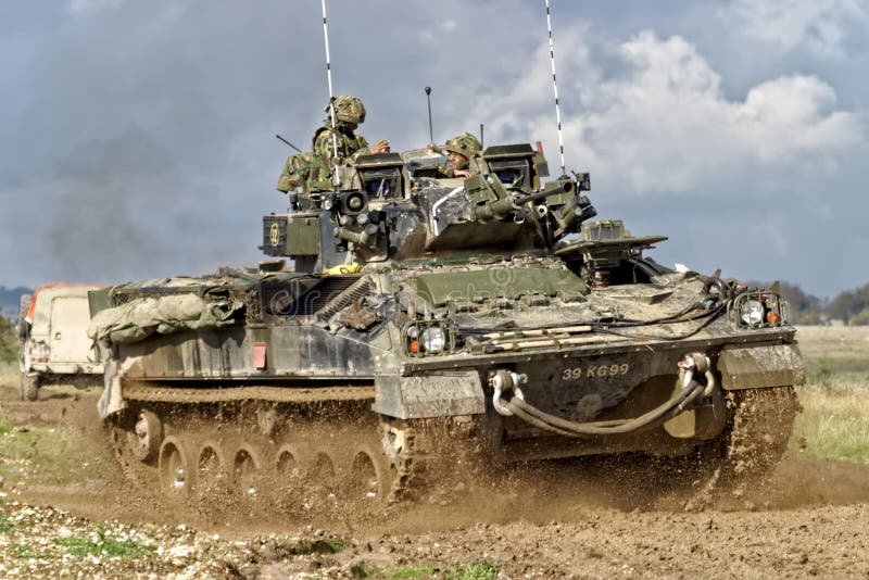 A British Army Warrior Infantry Fighting Vehicle Editorial Photo ...
