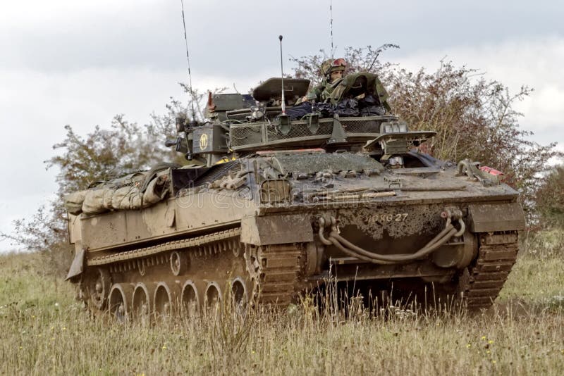 A British Army Warrior Infantry Fighting Vehicle Editorial Photography ...
