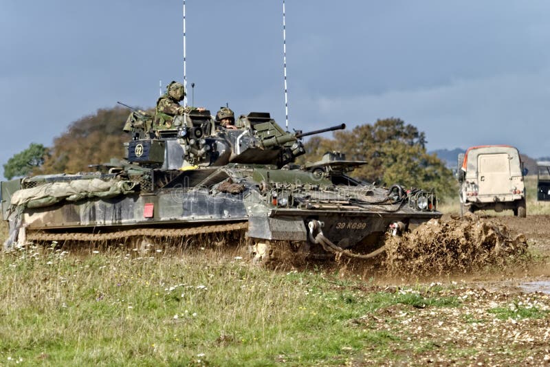 A British Army Warrior Infantry Fighting Vehicle Editorial Stock Photo ...