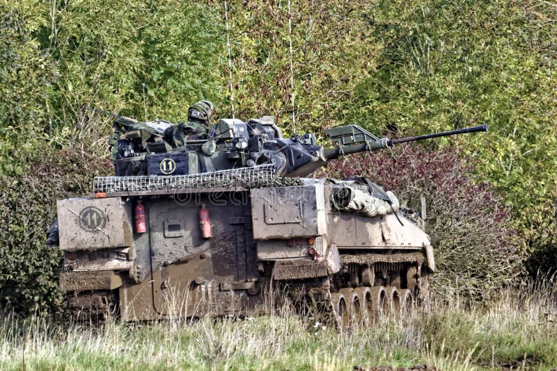 A British Army Warrior Infantry Fighting Vehicle Editorial Image ...