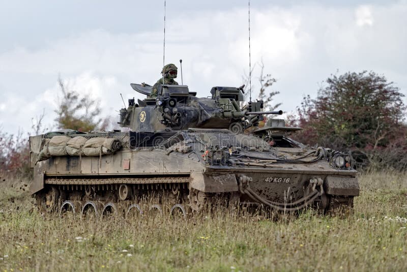 A British Army Warrior Infantry Fighting Vehicle Editorial Stock Image ...