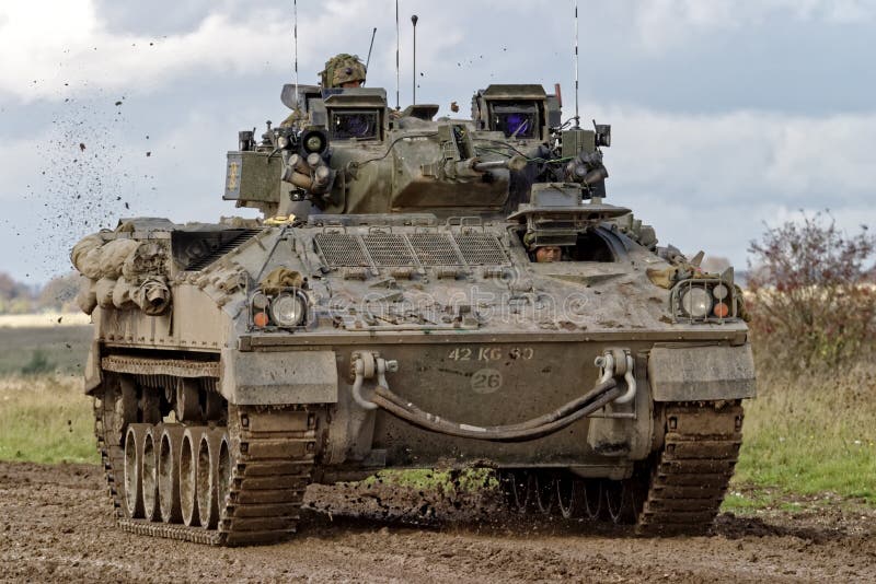 A British Army Warrior Infantry Fighting Vehicle Editorial Image ...