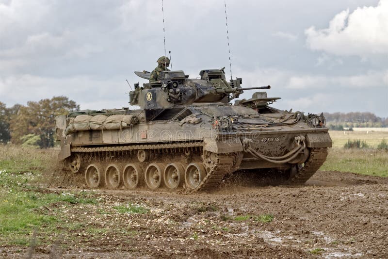 A British Army Warrior Infantry Fighting Vehicle Editorial Stock Image ...