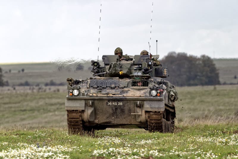 A British Army Warrior Infantry Fighting Vehicle Editorial Photo ...