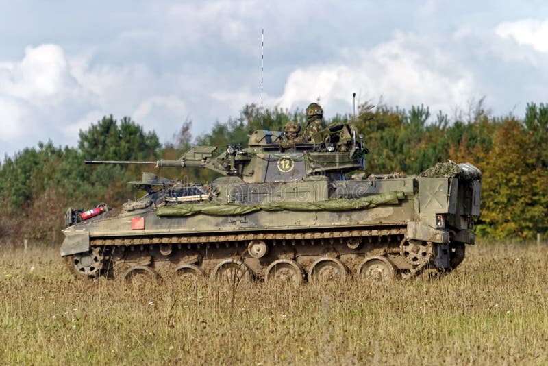 British Army Warrior Infantry Fighting Vehicle Editorial Stock Image ...