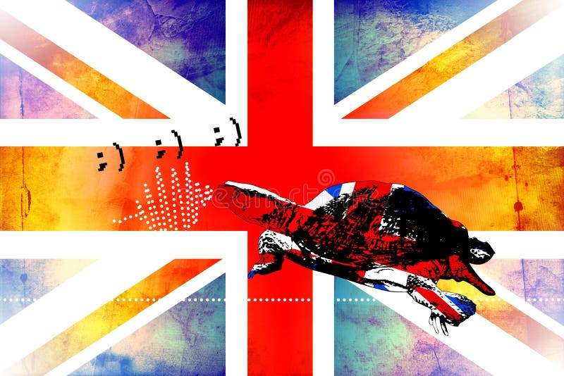 British Art Design Illustration Fun Stock Illustration - Illustration ...