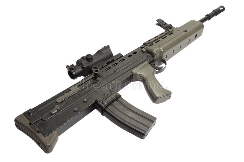 L85 British Assault Rifle 2 Stock Photo - Image of detail, combat: 1775196